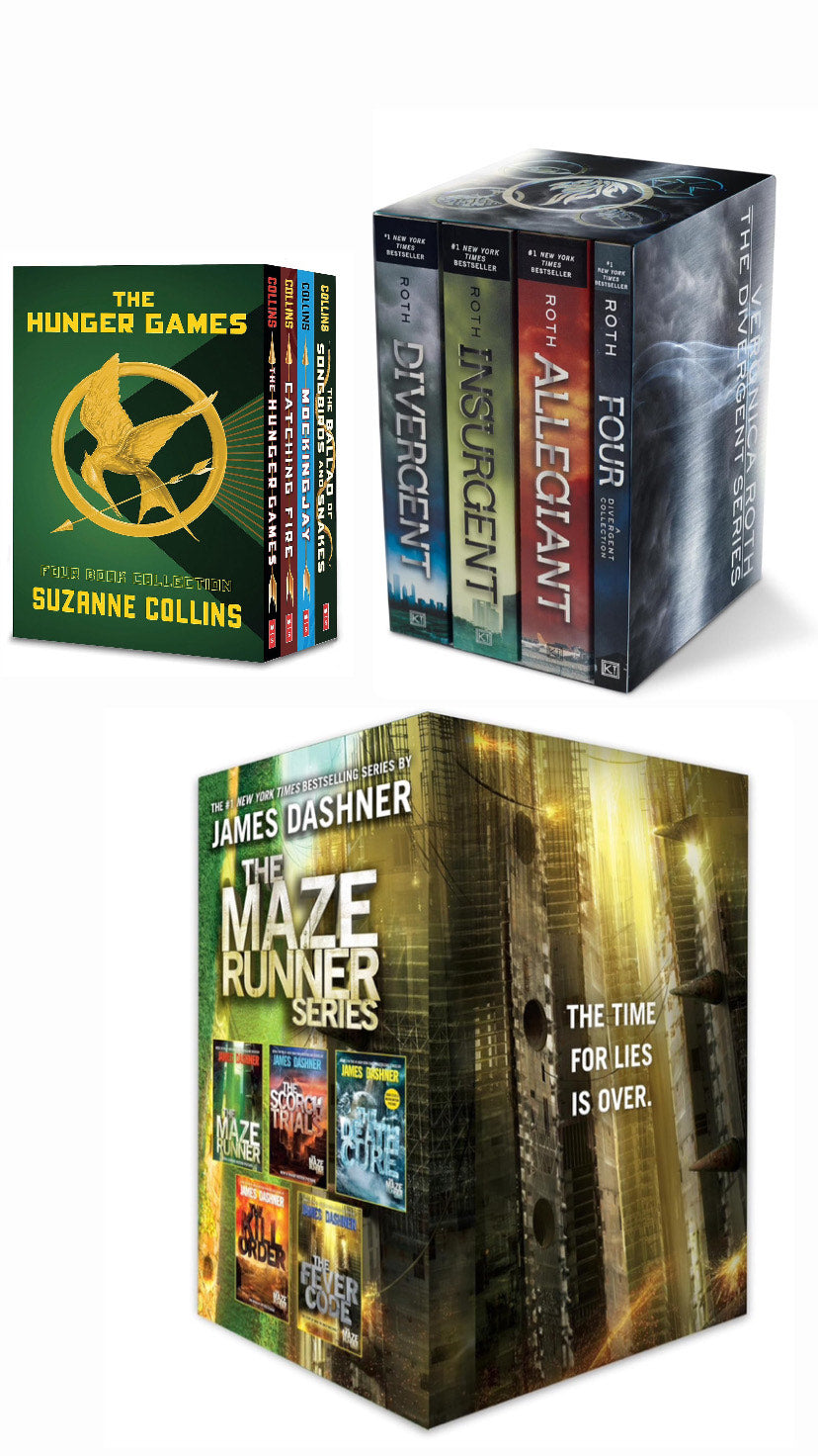 Dystopian Legends Collection: The Maze Runner Trilogy + Divergent 4-Bo ...