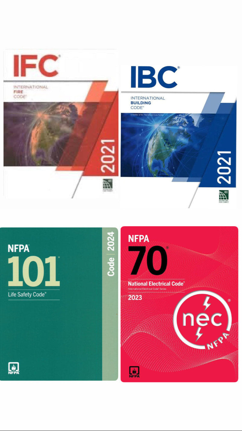 🏗️ Building & Fire Code Essentials Bundle || IBC 2021, IFC 2021, NEC 2 ...