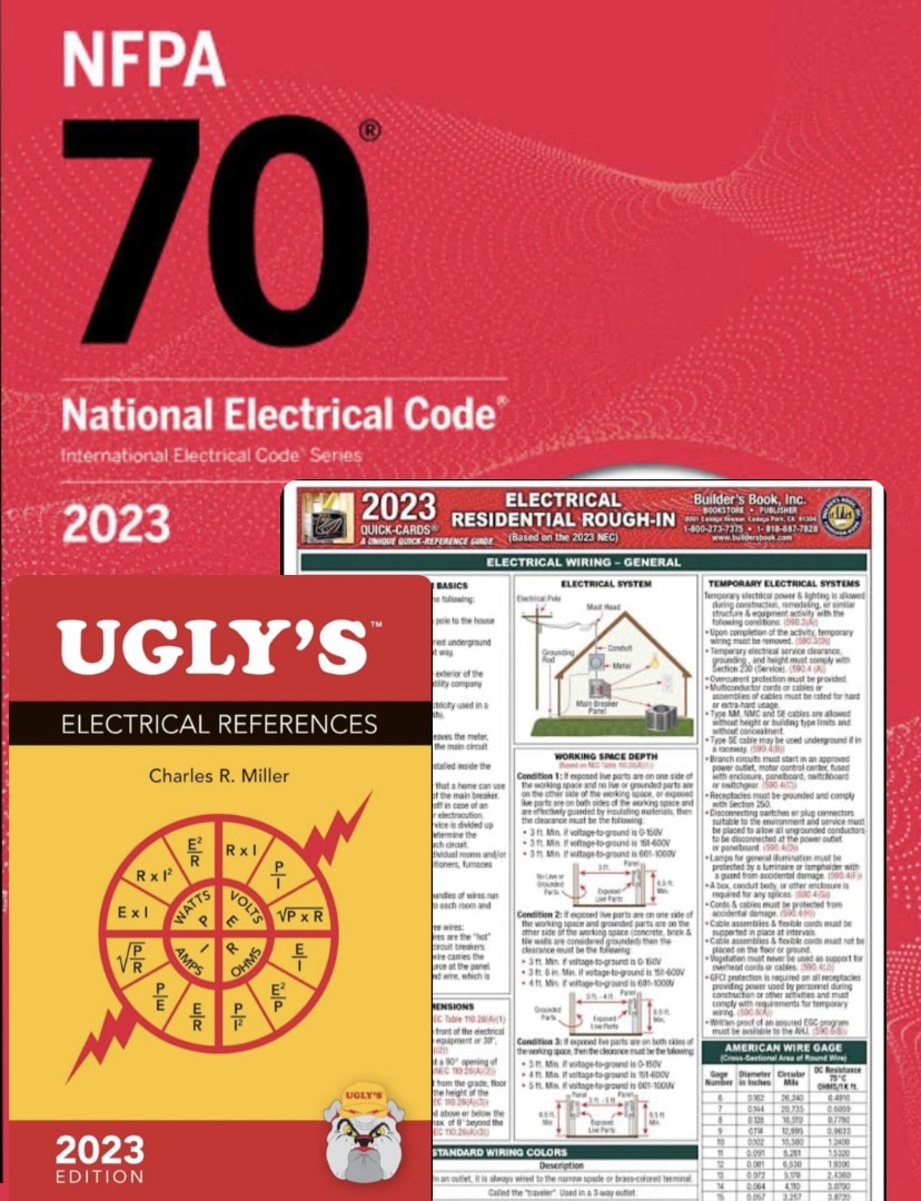 2023 NEC Code Book NFPA70 National Electrical Code +2023 Ugly's Electr ...